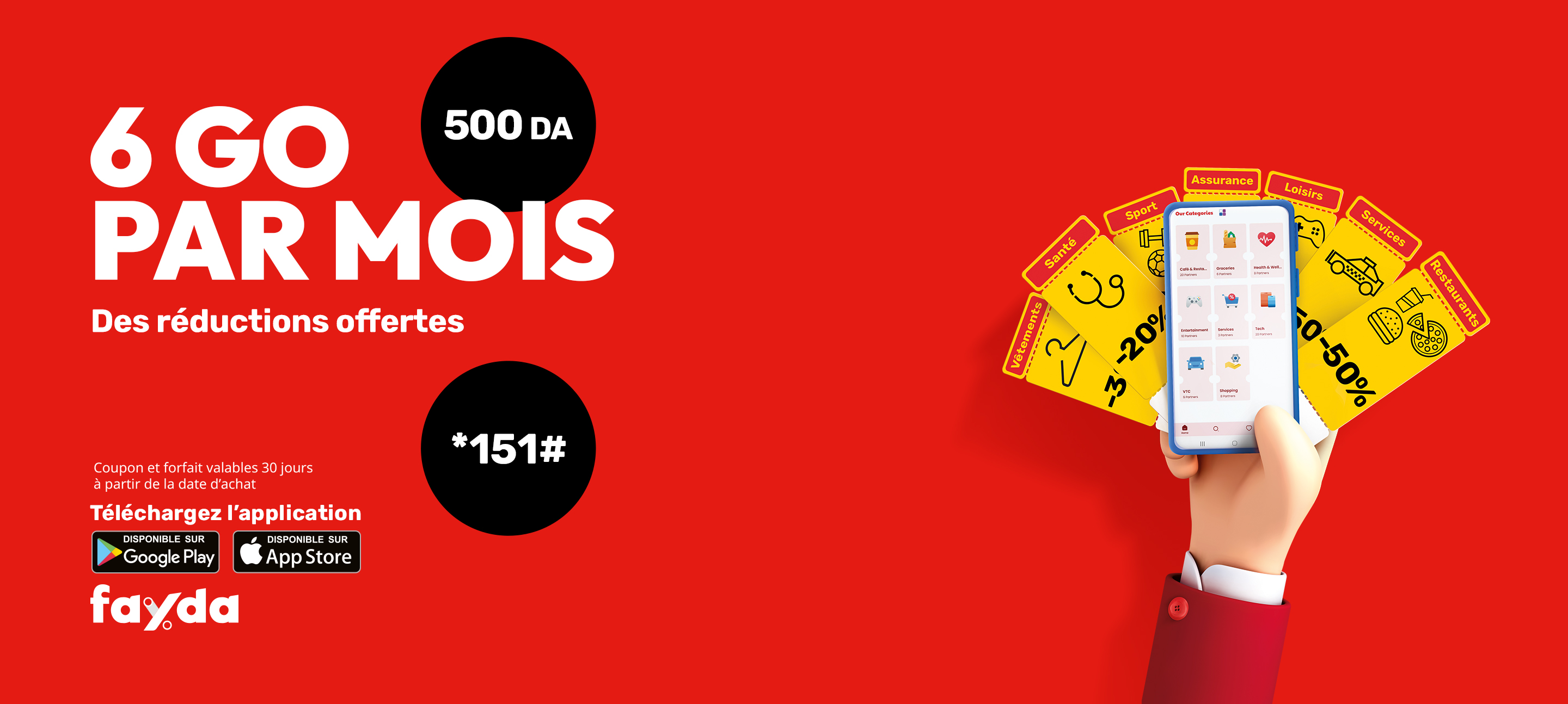Forfaits Internet - Meilleurs forfaits entre vos mains - Ooredoo Algeria